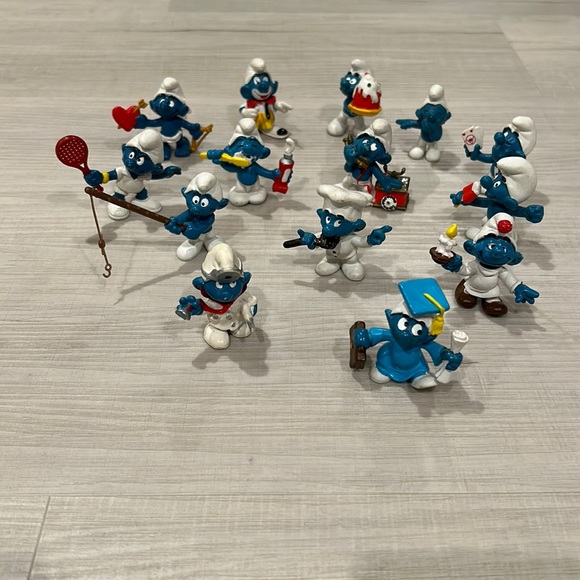 Smurfs | Other | Smurfs Original Vintage Figurines | Poshmark